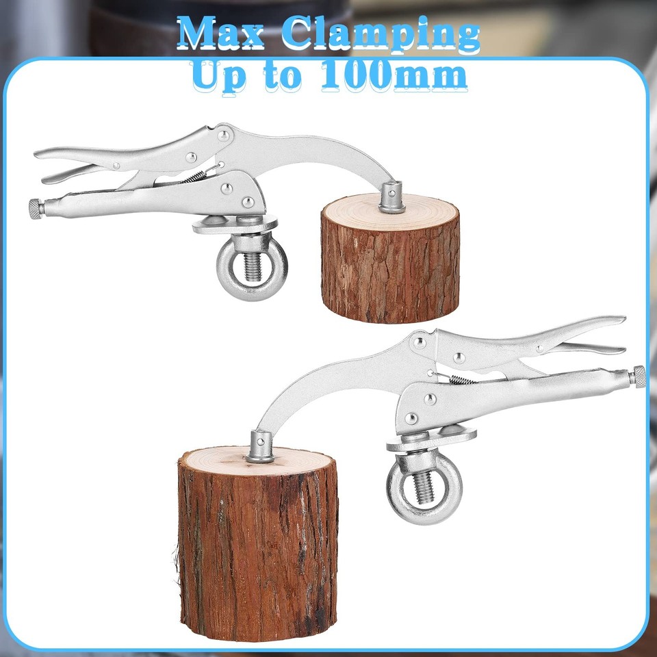 2 Pieces Drill Press Locking Clamp Fix Clamp Drill Press Vise Bench ...