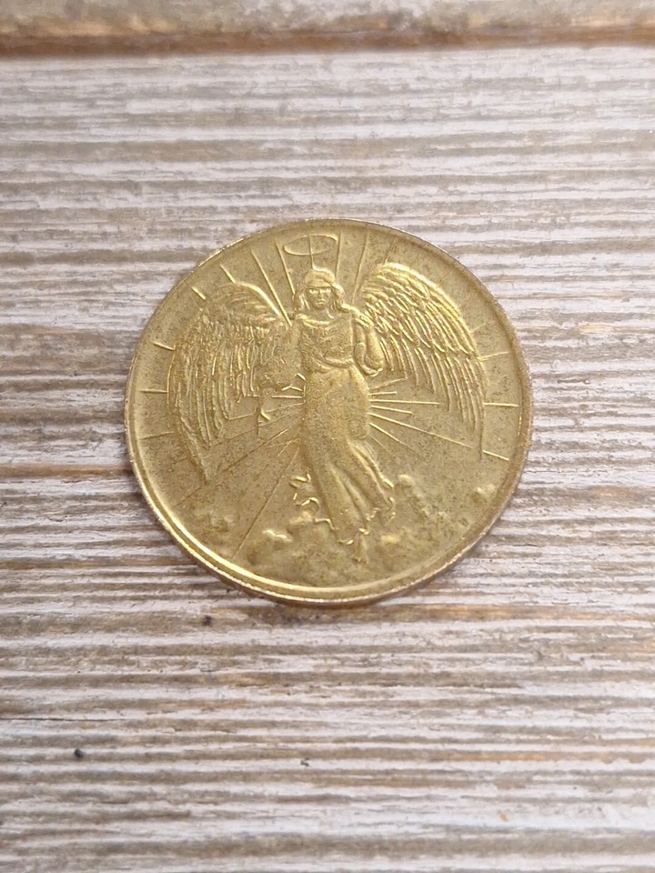 Gold Tone Heavenly Angel Collectors Coin | eBay