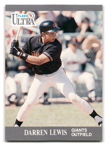Darren Lewis 1991 Ultra #323 San Francisco Giants BASEBALL | eBay
