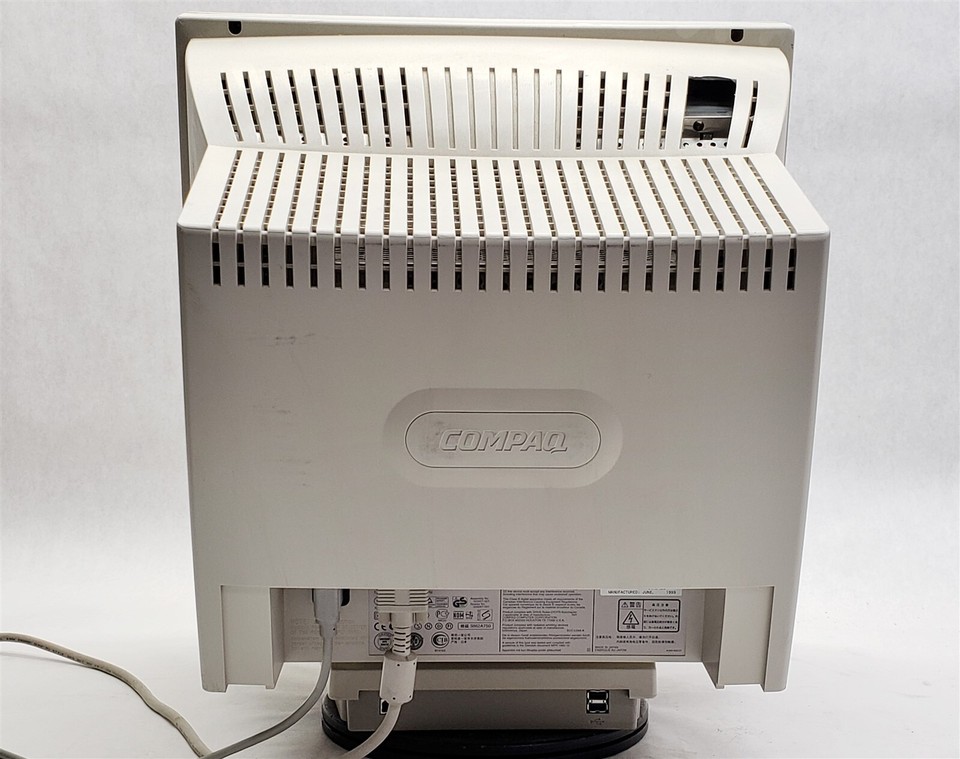 Compaq 630 P110 CRT 20.1" White Computer CRT Color Monitor 1999 PARTS ...