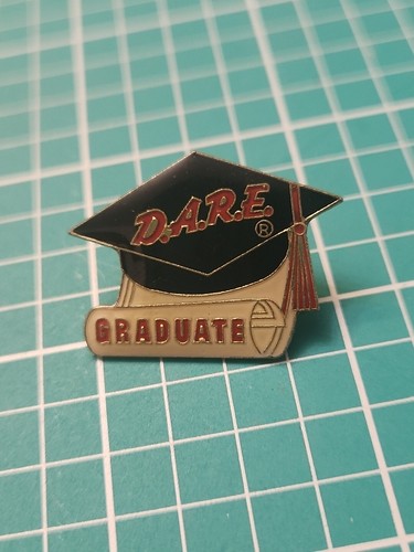 Vtg D.A.R.E. DARE Graduate Gold Tone Lapel Pin | eBay