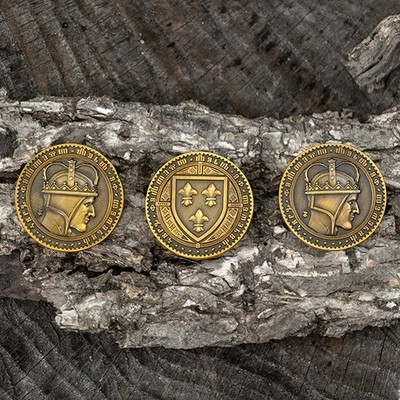 The Witcher Oren Geralt King Foltest Shield Unity Challenge Coin x3 Set ...