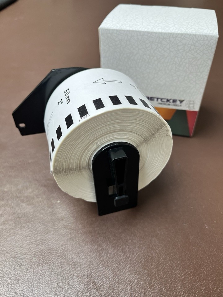 BETCKEY Paper Label Roll, DK-22223, 50mm x 30.48m, Brother QL ...