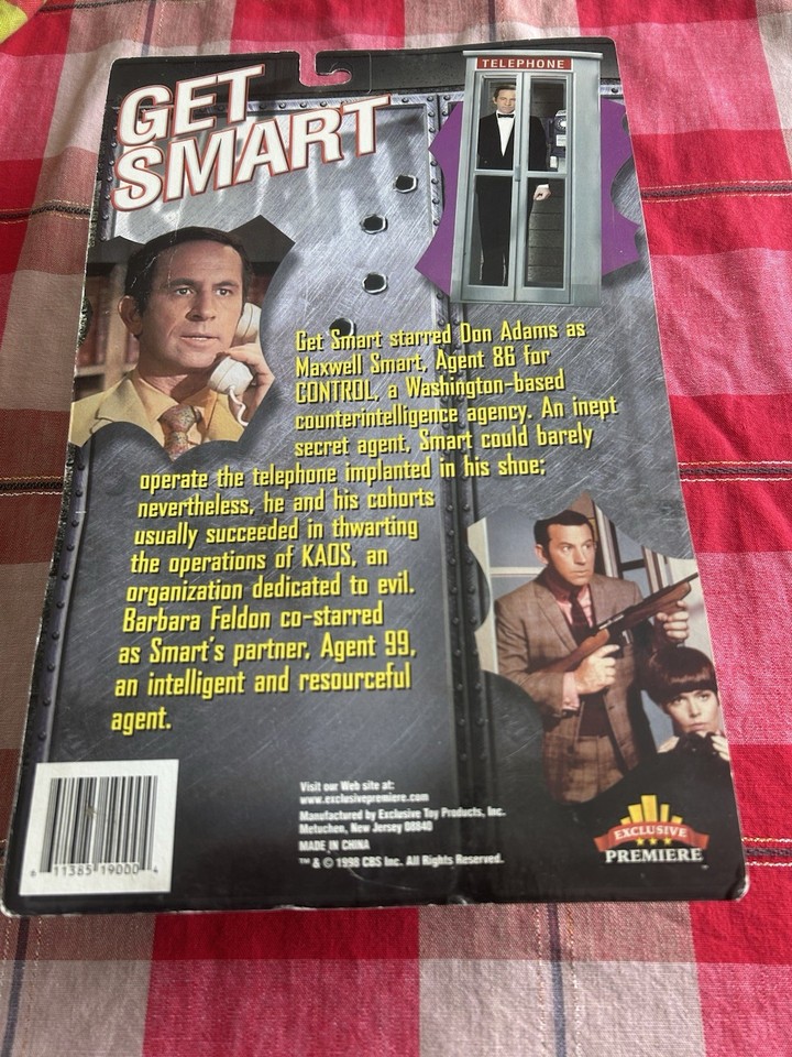 Get Smart Maxwell Smart & Agent 99 Figures New & Sealed | eBay