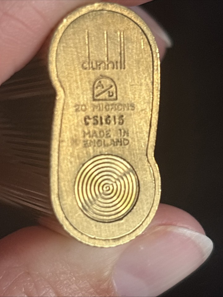 Dunhill S Type lighter gold plated (20 microns.) | eBay UK