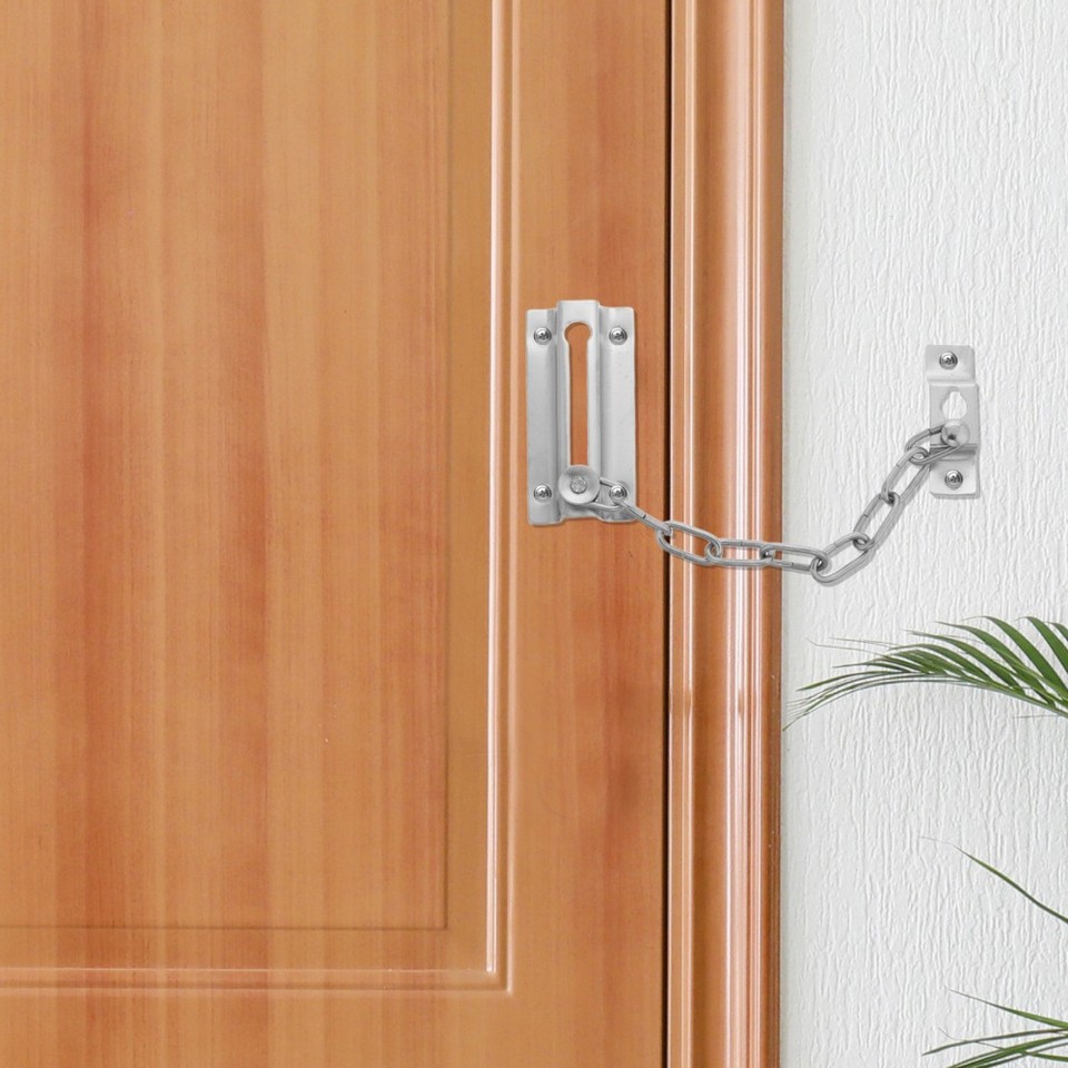 Door Anti-theft Chain Hook Latch Screen Safety Barn Lock Child Locks ...
