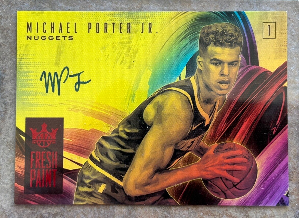 2018-19 Panini Court Kings - Fresh Paint Autographs Ruby #FP-MPJ ...