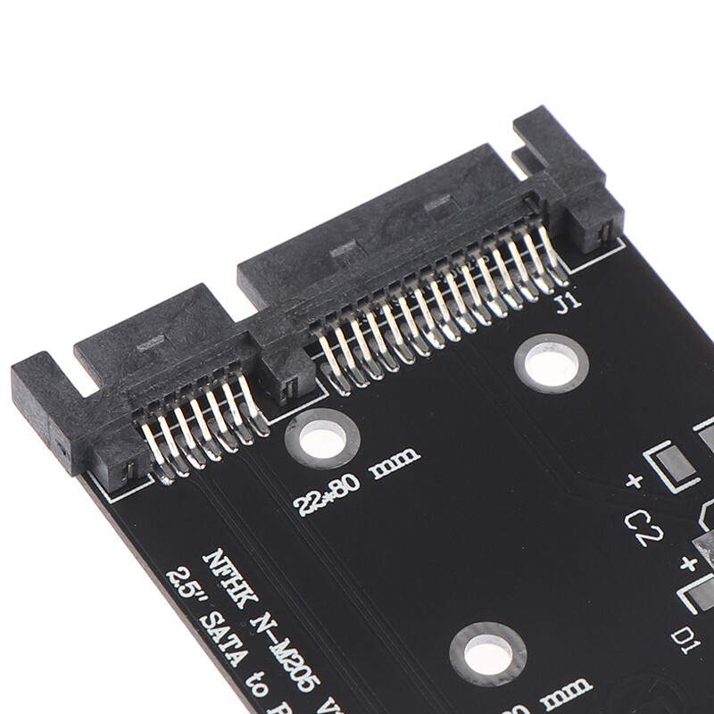 B+M key M.2 SSD NGFF To 2.5 Inch 15 Pin SATA 3 PC Converter Adapter ...