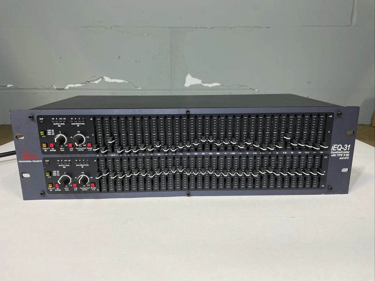 Dbx IEQ-31 Dual 31-band Graphic Equalizer Sweetwater, 48% OFF