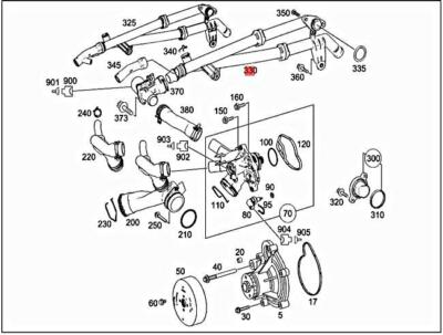 Genuino MERCEDES Line 2712002452 | eBay