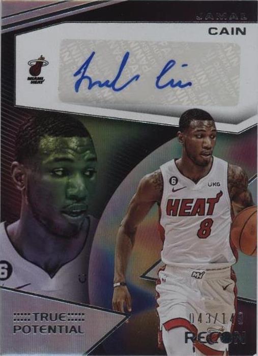 2022-23 Panini Recon - True Potential Signatures Jamal Cain #TPS-JCN ...
