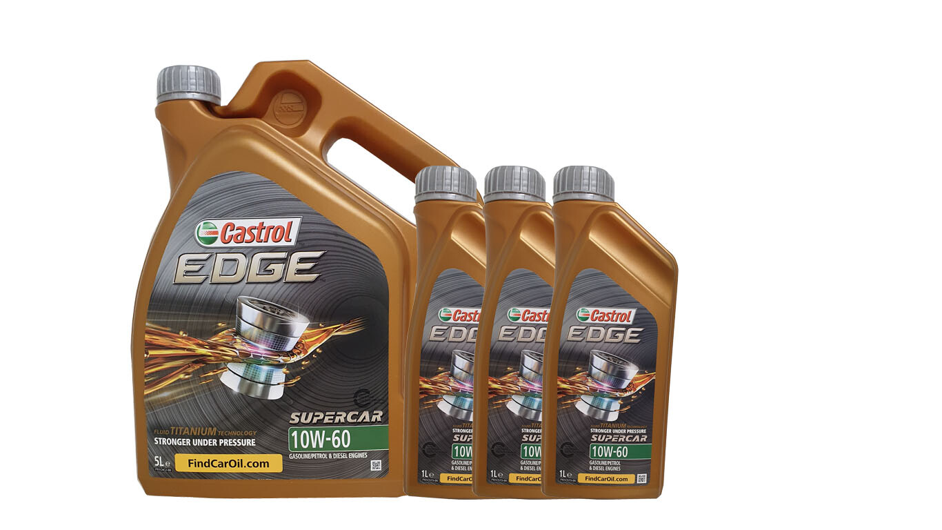 Castrol Edge 10W-60 Supercar VW 501 01/ 505 00, BMW M-Modelle 5+3 Liter ...