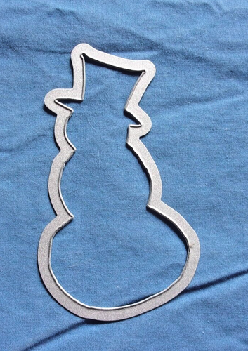 metal craft cutting die 4" snowman + extra die | eBay