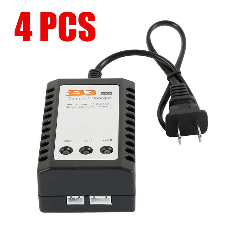 B3 LIPO Battery Charger 7.4v 11.1v 2s 3s Cells for RC LiPo US Plug ...