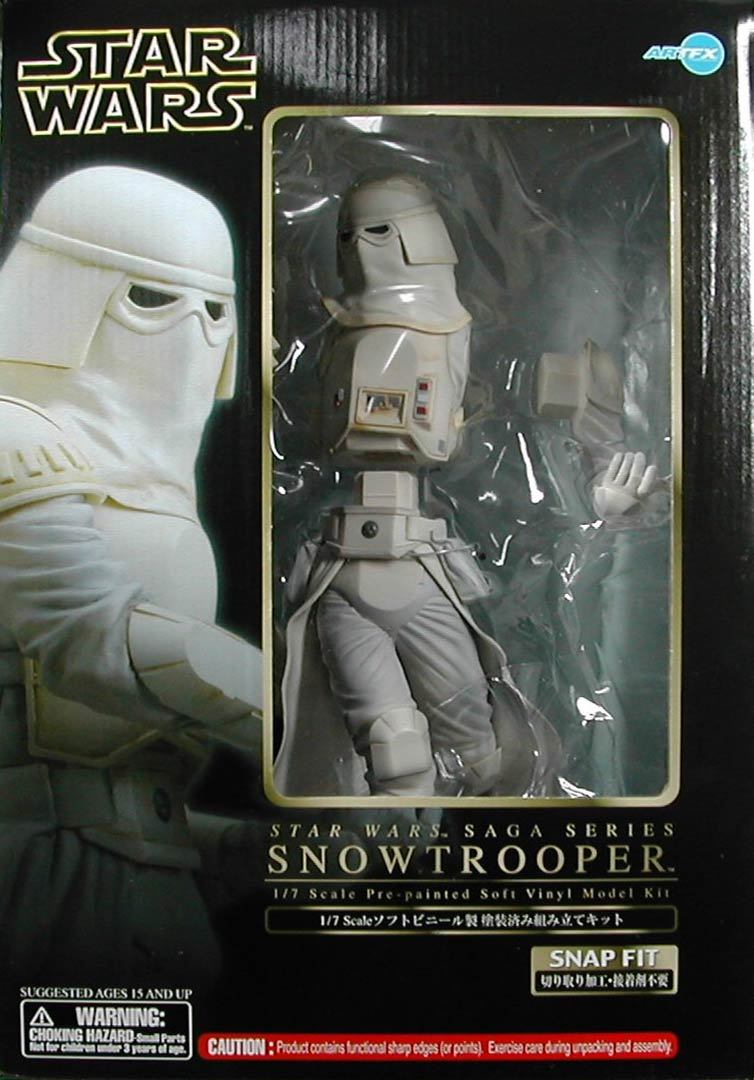 STAR WARS~SNOWTROOPER~1/7TH SCALE FIGURE~VINYL MODEL KIT~ARTFX ...