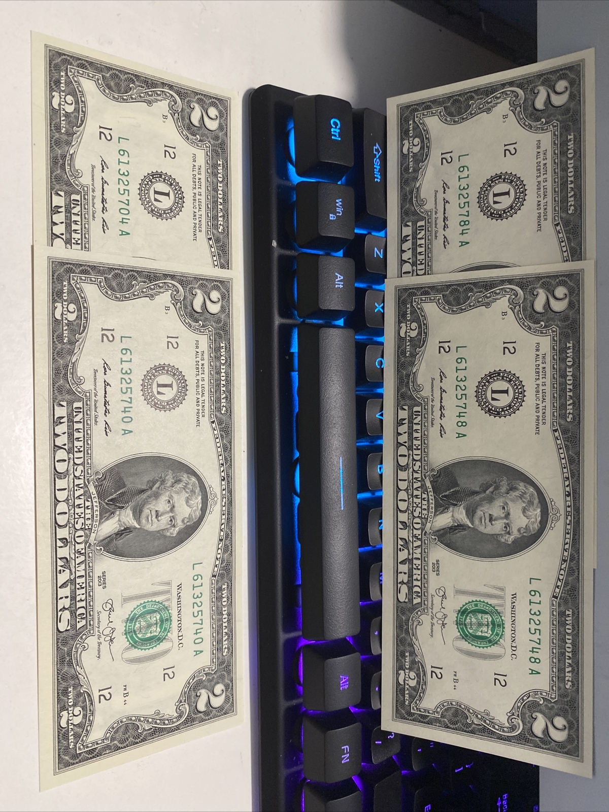 4 of $ 2 2013 Mix Laddar Number 01234567/12345678 ！Super！Top Rare ...