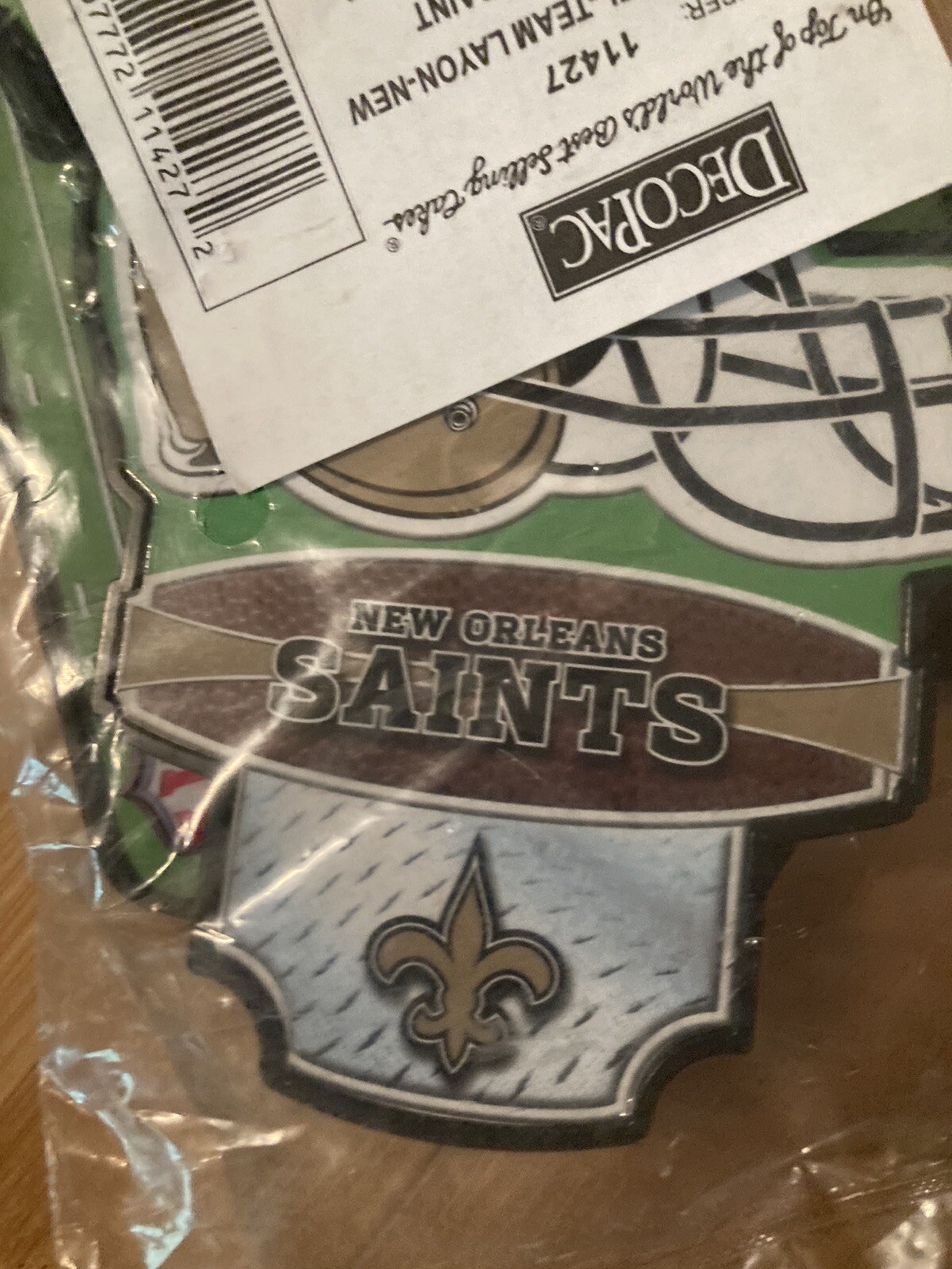 New Orleans Saints NFL Cake Topper Decopac Decoration Kit Football ...