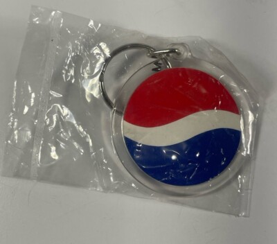 Pepsi Cola Round Logo Key Chain Ring Souvenir Vintage NEW | eBay