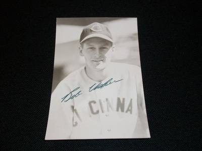 Cincinnatti Reds Bob Usher Auto Signed Vintage Original ROWE Postcard N ...