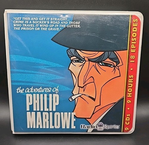 The Adventures Of Philip Marlowe Radio Spirits Audio 9 CDs 2002 HTF ...