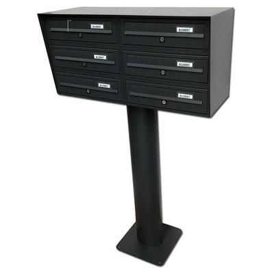 Post Boxes for Flats, Communal Multiple Letterboxes Slim, Freestanding ...