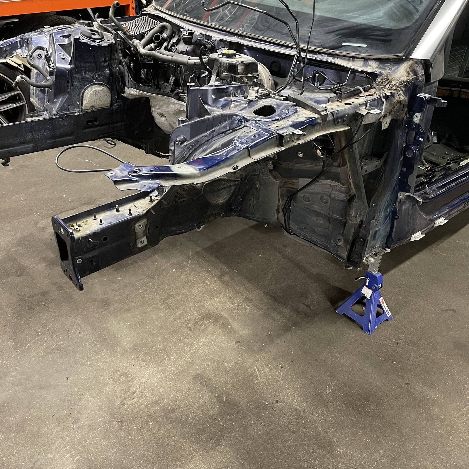 🚘18-24 Audi S5 Cabrio Premium Blue Front Left Chassis Fender Rail LX5H ...