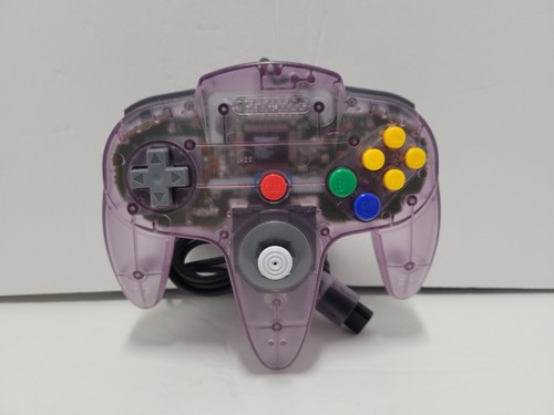 Official OEM Nintendo 64 N64 Atomic Purple Clear Controller NUS-005 ...