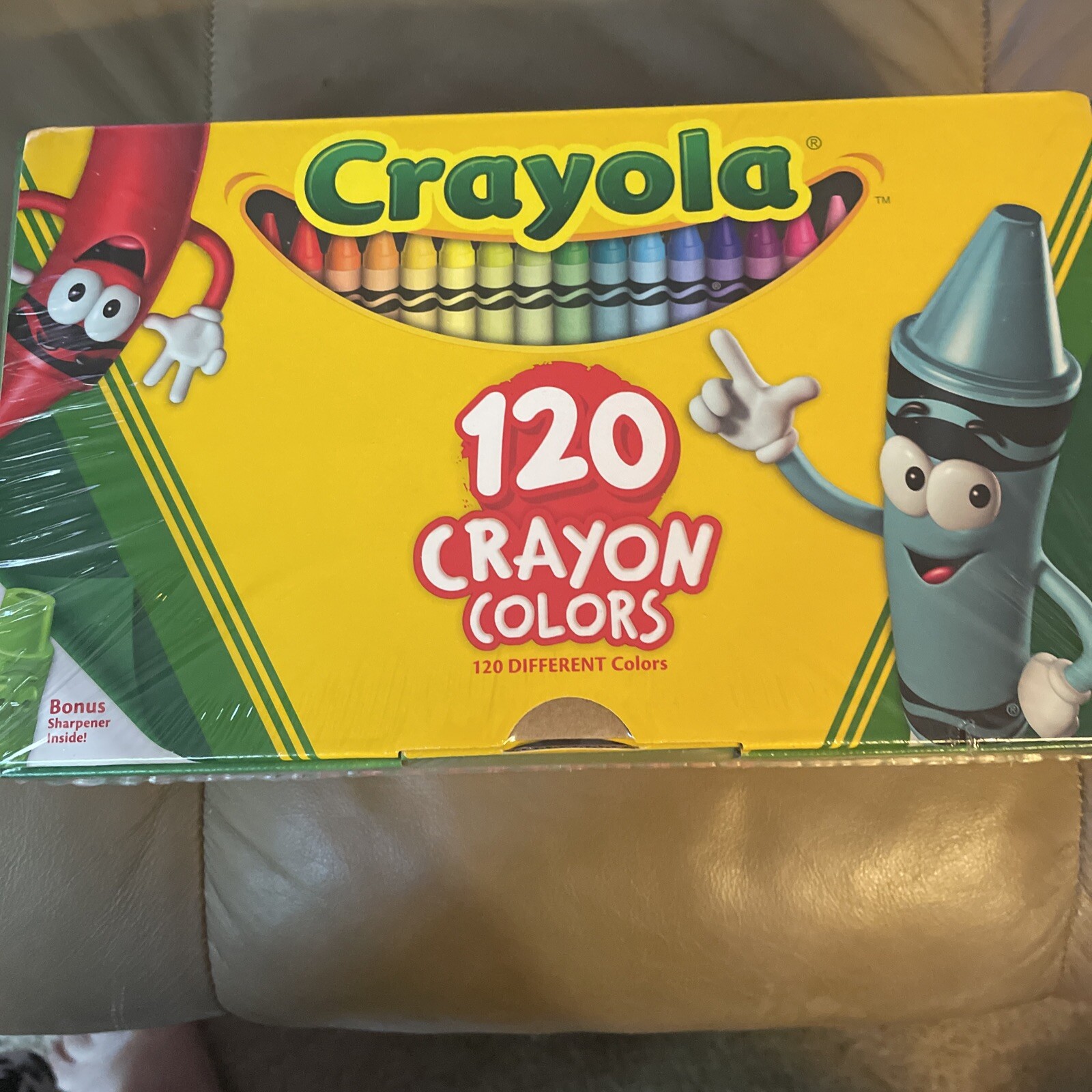 CRAYOLA Standard Crayons Assorted Colors Box Of 120 Crayons + Bonus ...