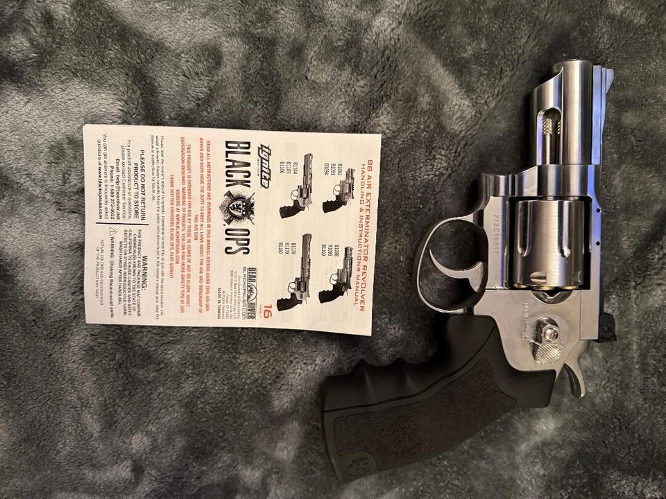 Black Ops Exterminator 4in Revovler Air Gun | eBay