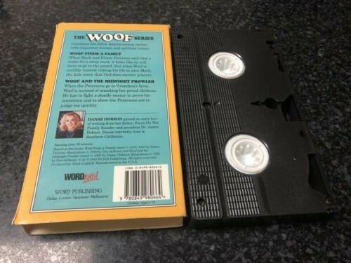 WOOF VHS VIDEO - WOOF FINDS A FAMILY - WOOF AND THE MIDNIGHT PROWLER ...