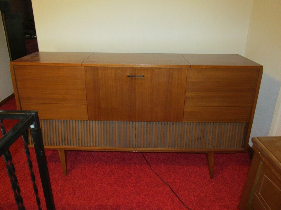 Vintage Early 60s Loewe Opta Console Stereo Type 32234 W. Germany Radio ...