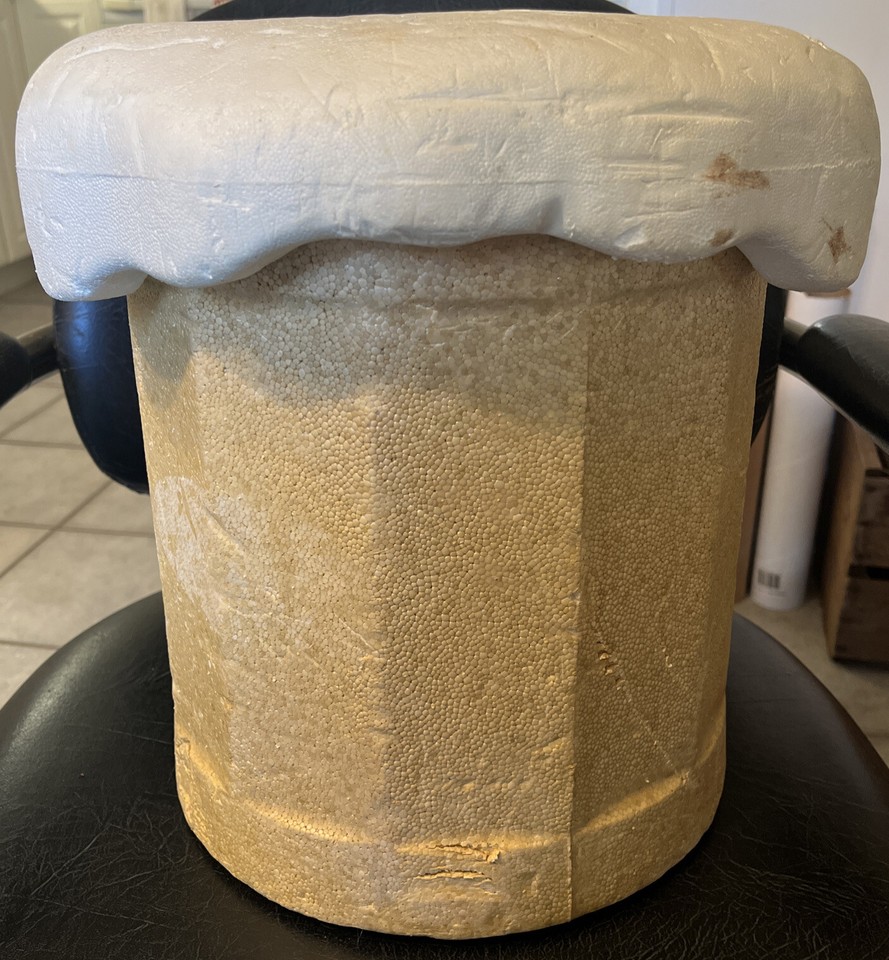 Vtg A&W Root Beer Round Styrofoam Mug Cooler 1970’s Advertising Camping ...