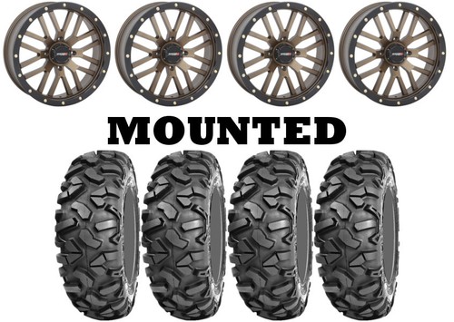 Kit 4 STI Roctane XD Tires 32x10-14 on System 3 ST-3 Bronze Wheels 1KXP ...