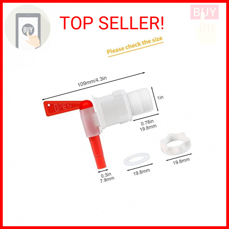 3 Pack Bucket Spigot 5 Gallon Bucket Spigot Plastic Bottling Bucket ...