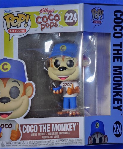 Funko Pop! Ad Icons Kellogg's Coco Pops Coco the Monkey #224 NIB Cereal ...