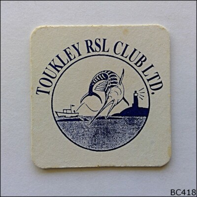 Toukley RSL Club Coaster (A) (B418) | eBay Australia