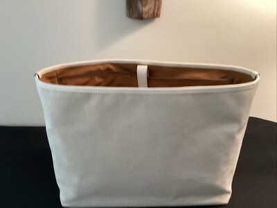 Coach Tote Bag Insert Canvas Leather Gold/Khaki NWOT | eBay