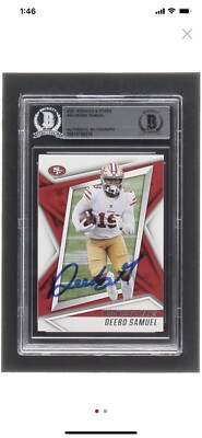 Deebo Samuel Signed 2021 Rookies and Stars #34 (BGS) San Francisco ...
