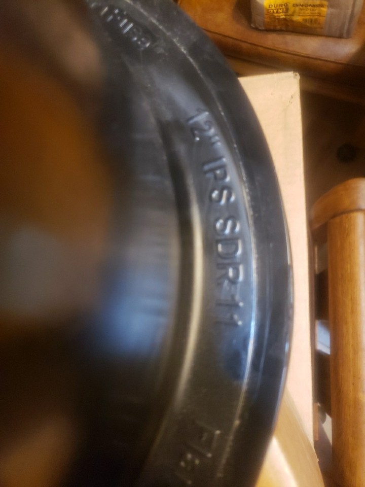 Integrity Fusion Products, Inc 12" IPS SDR 11 Flange ASTM D3261 AWWA ...