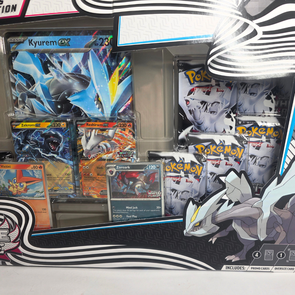 Pokemon Unova Heavy Hitters Black Bolt White Flare Premium Collection ...