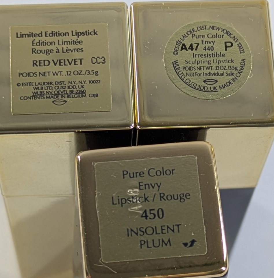 NEW LIPSTICK & PENCIL LOT 7!💋Clinique Estee Lauder Lancome Red Cherry ...