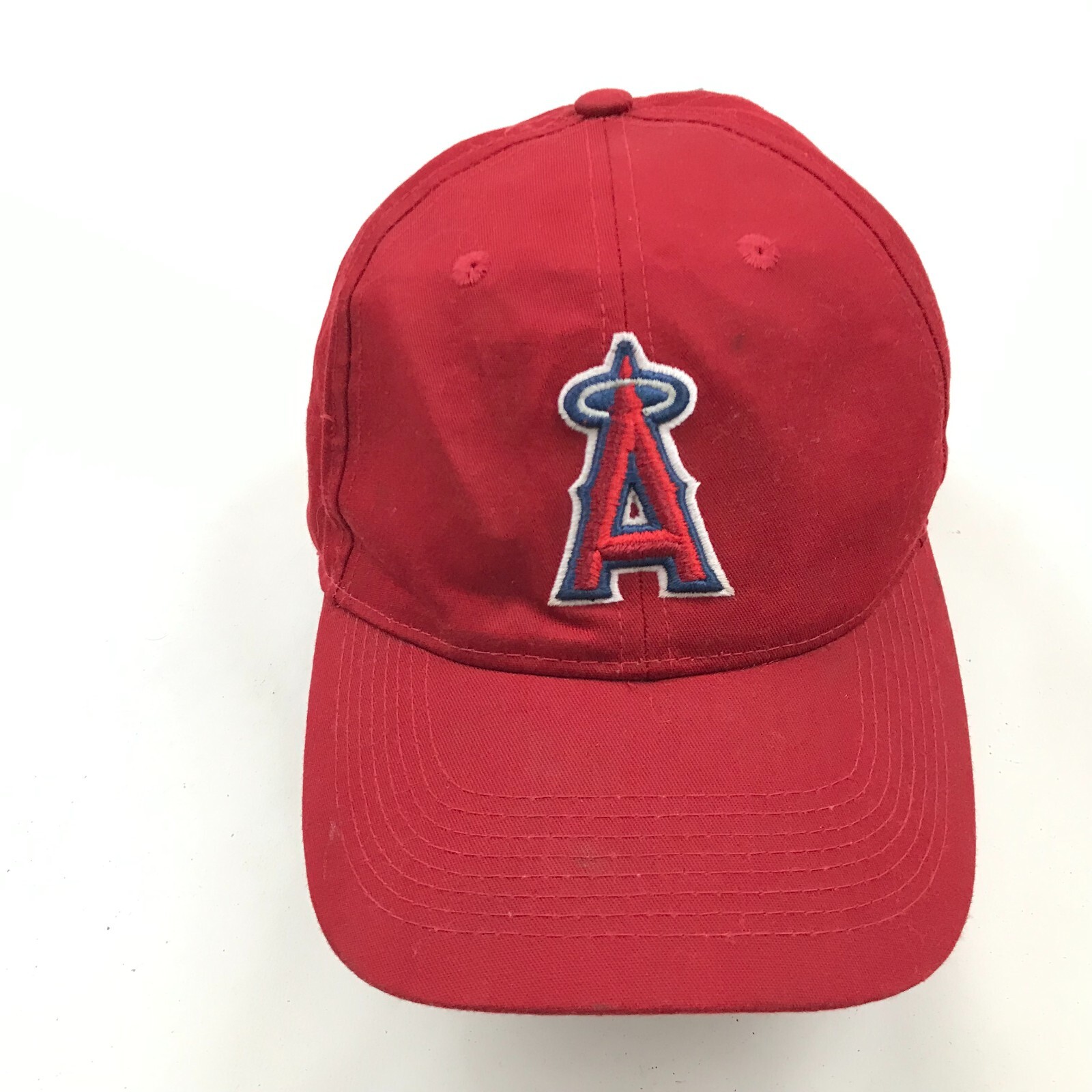 Los Angeles Angles Hat Cap Strapback Red White Baseball Embroidered ...