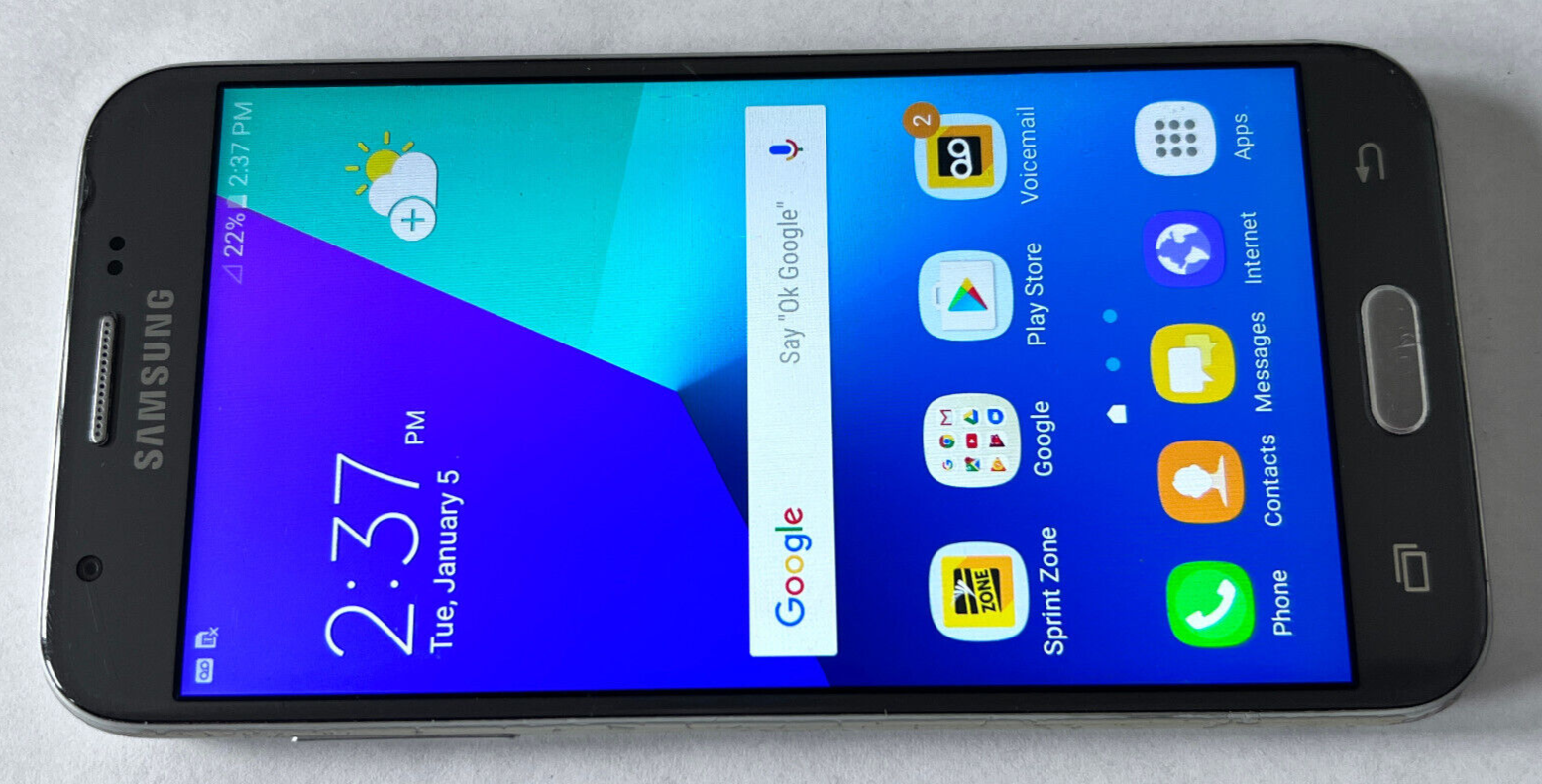 SPRINT Samsung Galaxy J3 Emerge J327P Android 4G LTE 16GB Smart Video ...