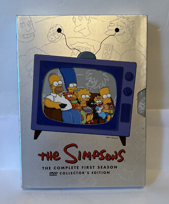The Simpsons: The Complete First Season (DVD) 3 Disk Box Set ...