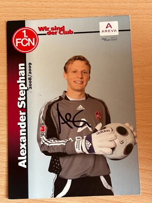Alexander Stephan - 1. FC Nürnberg - Autogrammkarte original signiert ...