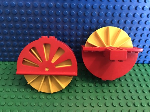 Lego 4788c01 x2 Fabuland Roue de Bateau à aubes Paddle-Wheeler Wheel ...