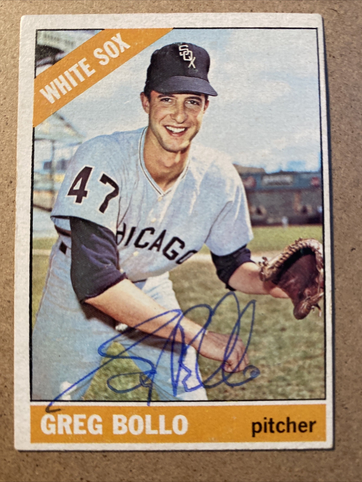 1966 Topps Greg Bollo #301 Autographed Card Chicago White Sox | eBay