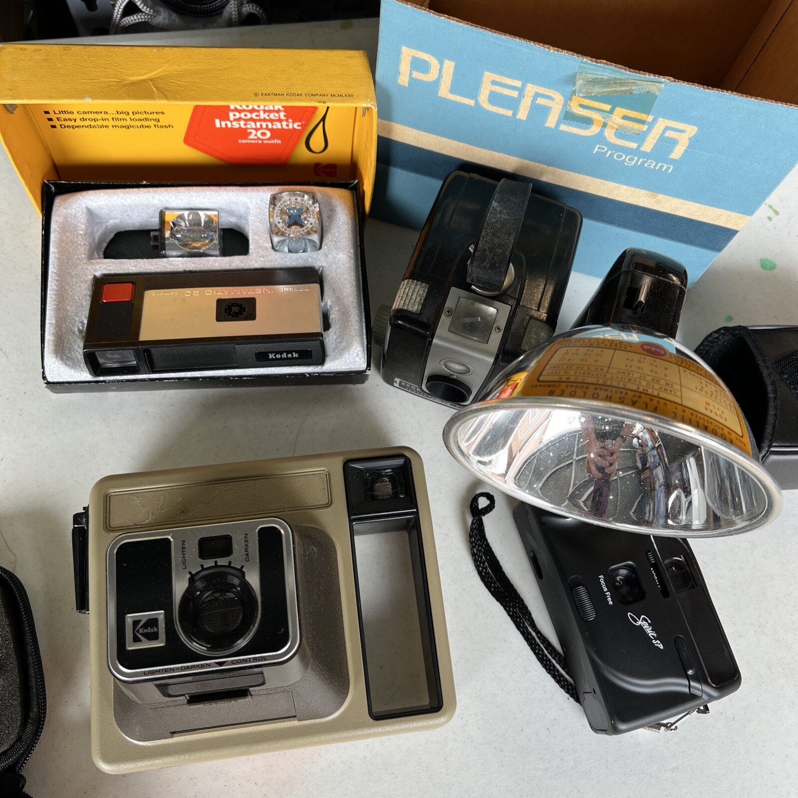 Untested Lot of Vintage Camera Kodak Body With Other Camera Parts | eBay