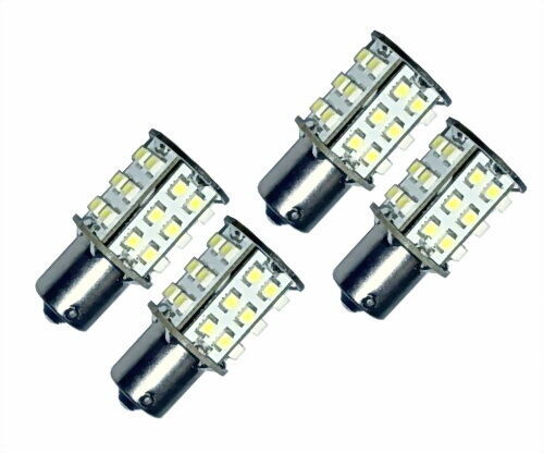 4x BA15s 30SMD 10v-30v Dc LED Light Bulb for 1141 , 1156 Heartland ...