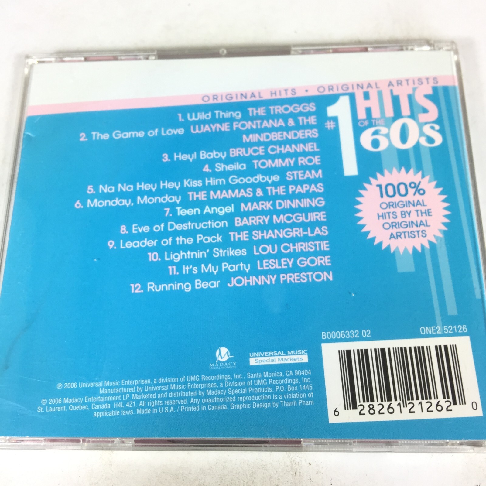 #1 Hits of the 60s - Audio CD By Various Artists | eBay